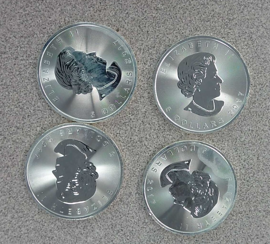 Lot of 4 2011 Canada $5 1 oz. .9999 Silver Maple Leaf (007) | eBay