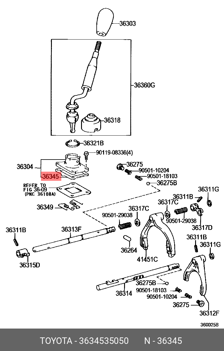 Genuine OE shift lever ball cup, 3634535050 for TOYOTA 36345-35050 | eBay