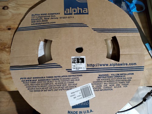 Alpha AMS-DTL-23053/18 3/4in FIT CLEAR Irradiated PVDF Shrink Tubing ...