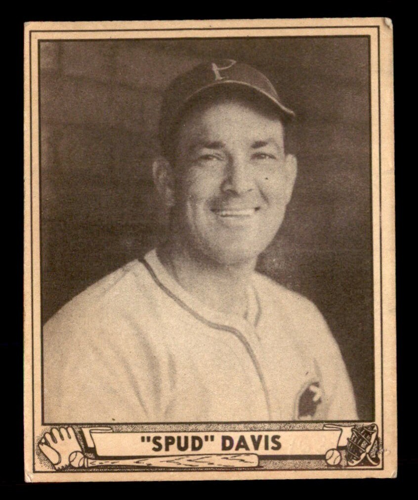 1940 Play Ball Spud Davis #163 VG/EX | eBay