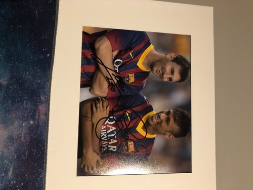 hand signed autographs messi and neymar | eBay UK