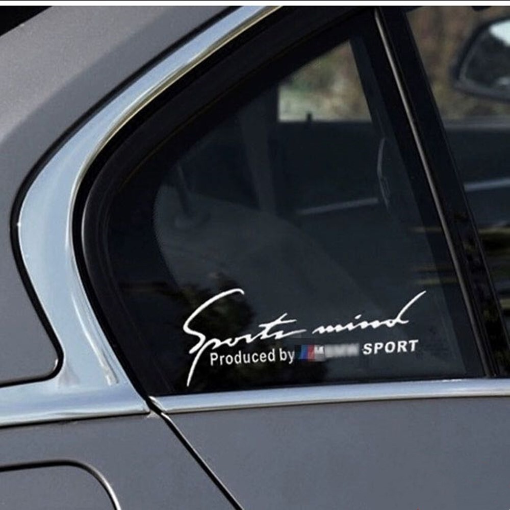 2PC Sports Mind Powered by M Sport sticker Decal for BMW E60 E70 E90 ...