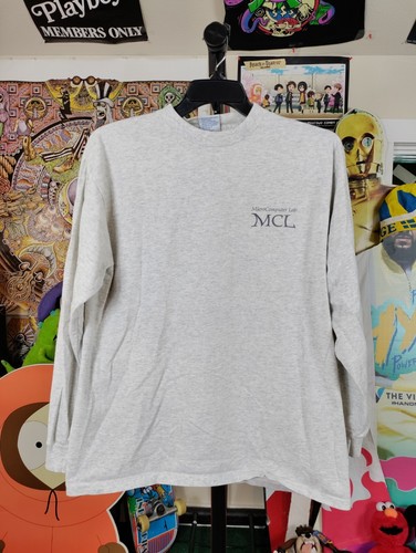 Vintage all sports Micro Computer Lab Long Sleeve Shirt Size Xl 22x28 ...
