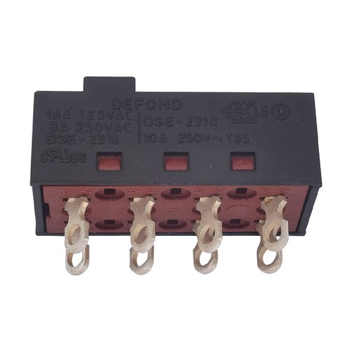 DEFOND DSE-2310 8A250VAC 8pin 3position Toggle Switch Slide Switch ...