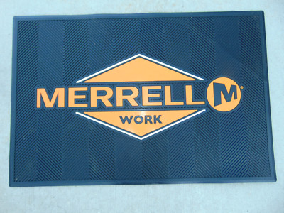 MERRELL WORK Logo Rug LARGE Advertising Store Mat Sign 36"X24" New ...