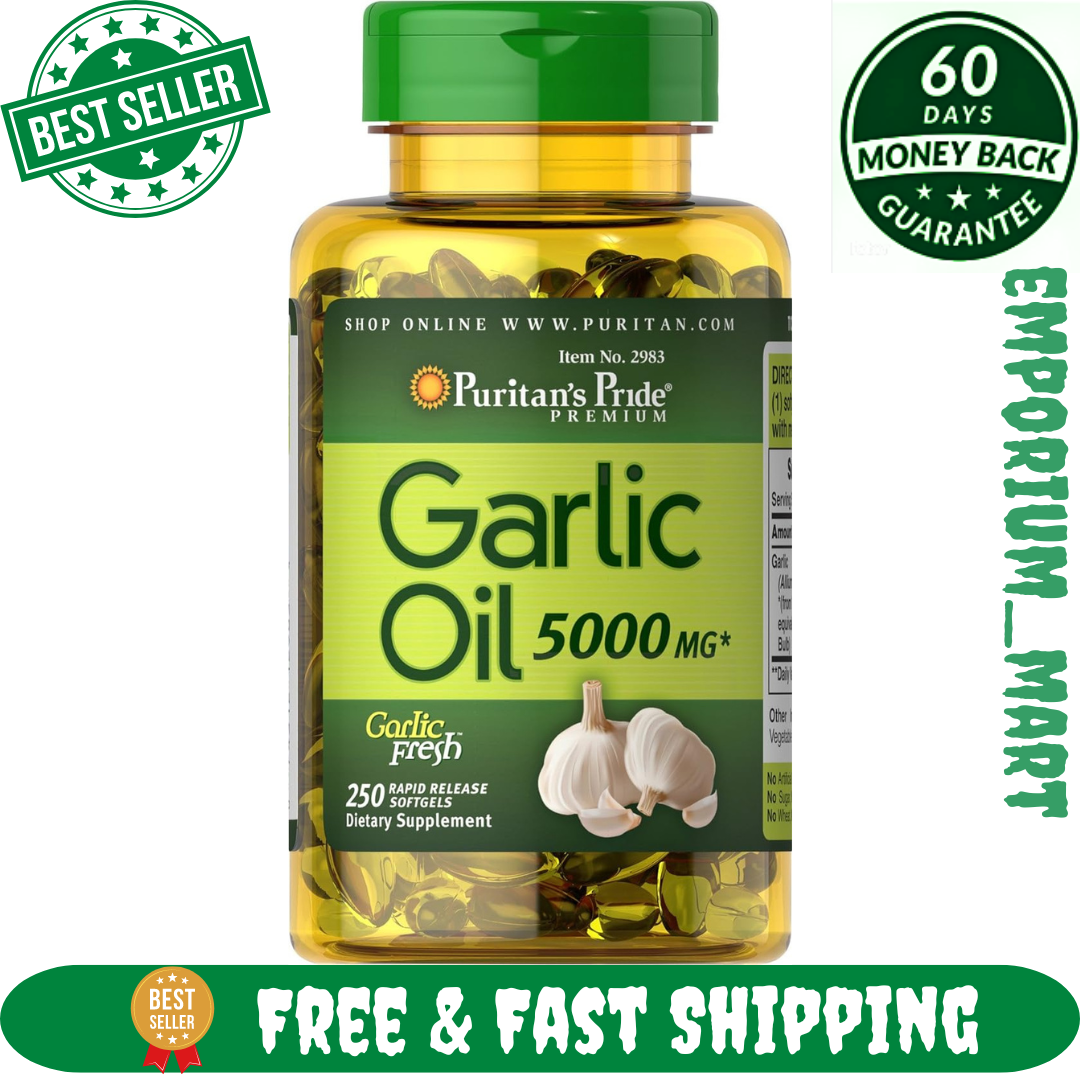 Pure Garlic Pills 5000MG Most Powerful Antibiotic Heal All Infection ...