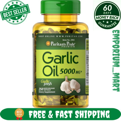 Pure Garlic Pills 5000MG Most Powerful Antibiotic Heal All Infection ...