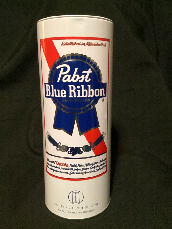 Brand New Pabst Blue Ribbon PBR Lounge Pants Large Waist 33-45 Tall Boy ...