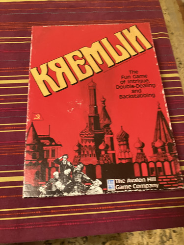 Kremlin by Avalon Hill 1988. Complete, unpunched (but opened) board ...