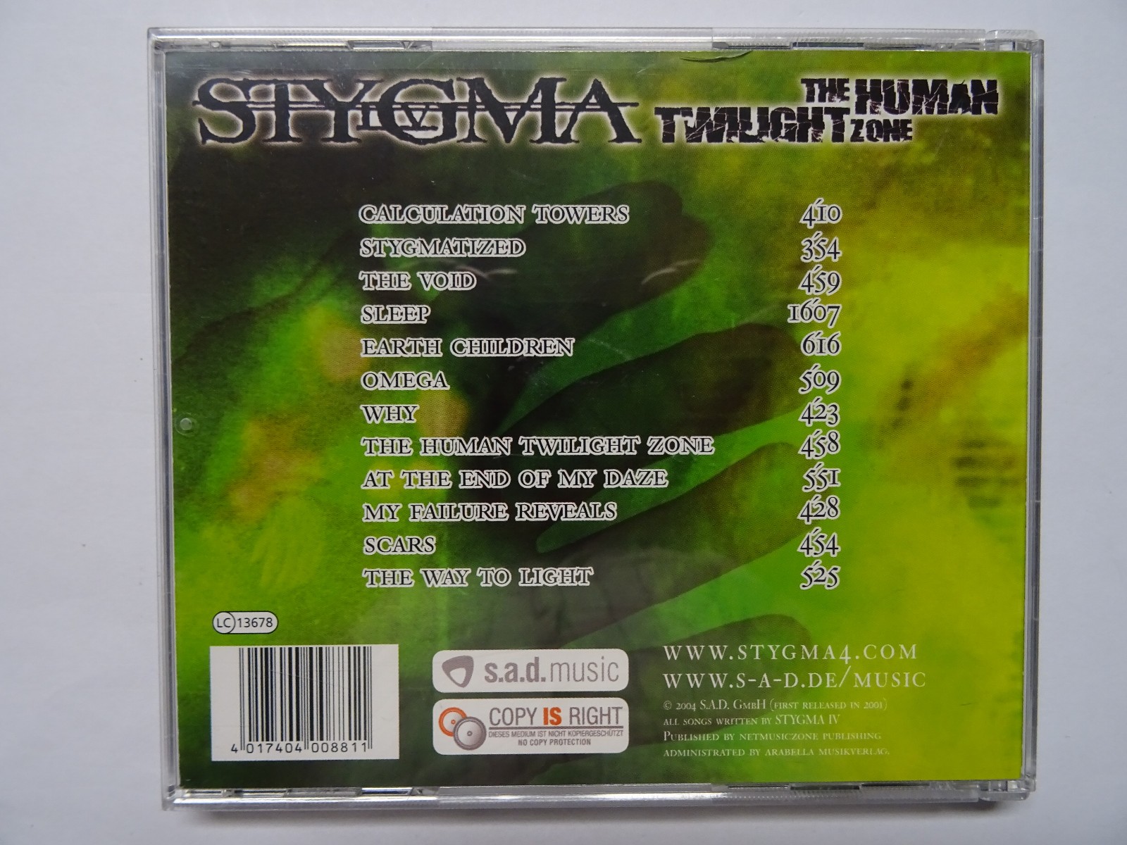 The Human Twilight Zone von Stygma IV (CD, 2004) for sale online | eBay UK