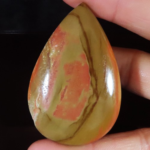 Naturale Variegato Diaspro Pera Cabochon Gemma 103.65 Cts 38x58x6 MM ...