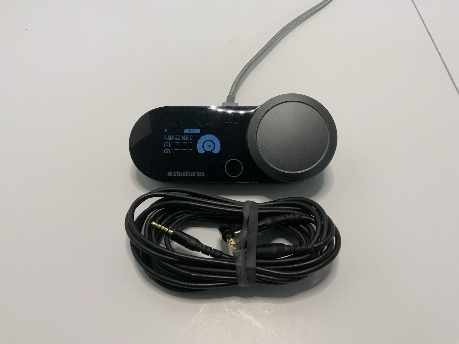 SteelSeries GameDAC Gen 2 Mixer Black USB Line In/Out Gaming Accessory ...