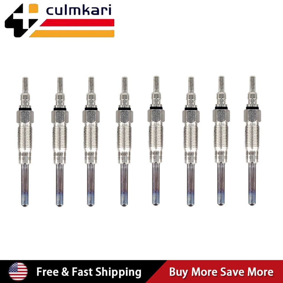 Set of 8 Motorcraft ZD-9 Glow Plugs for 7.3L IDI Ford F250 F350 F59 ...