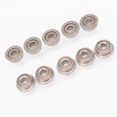10pcs 1.5x4x2mm Bearing Steel Micro Flange Miniature Ball Bearings ...