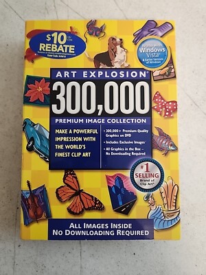 Nova Development Art Explosion 300,000 Software DVD Premium Image Collection NOS | eBay