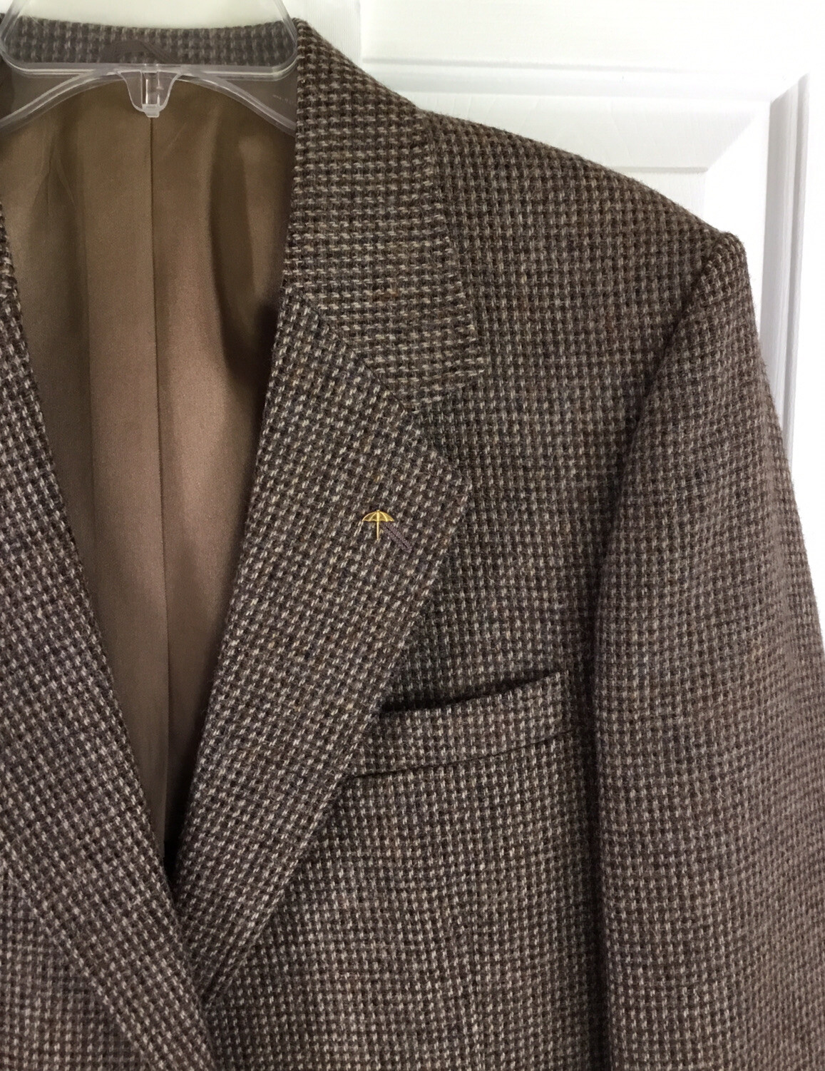 Vintage Arnie Arnold Palmer Sport Coat Mens 40R Brown Tweed Jacket ...