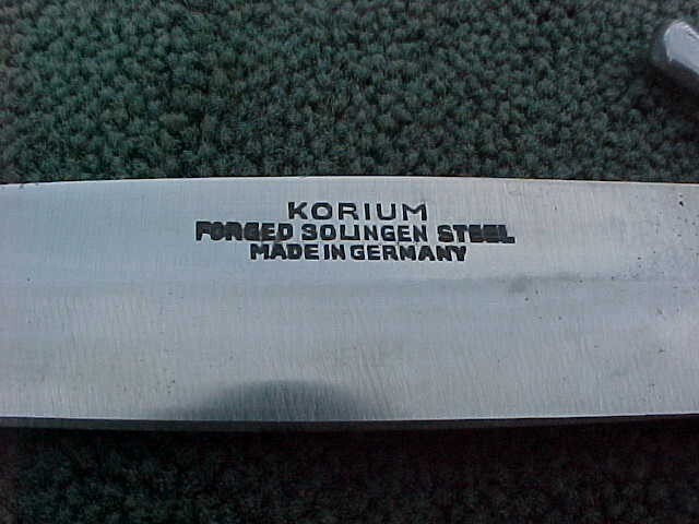 KORIUM Forged Solingen Steel Germany Fixed Blade Knife Dagger Excellent ...