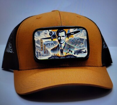 Howard Hughes Hat, Removeable Metal Patch,Snapback | eBay