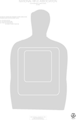 TQ-16 Official 50 Foot NRA Training & Qualification Target, 14" x 21 ...