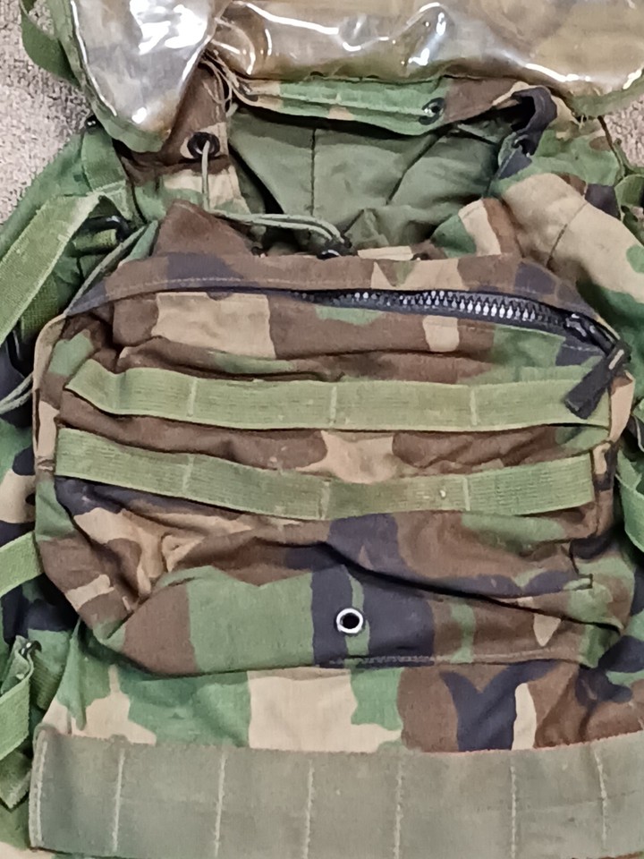 Molle USGI Military Back Pack Ruck Sack Camouflage Main Pack ONLY--NO ...