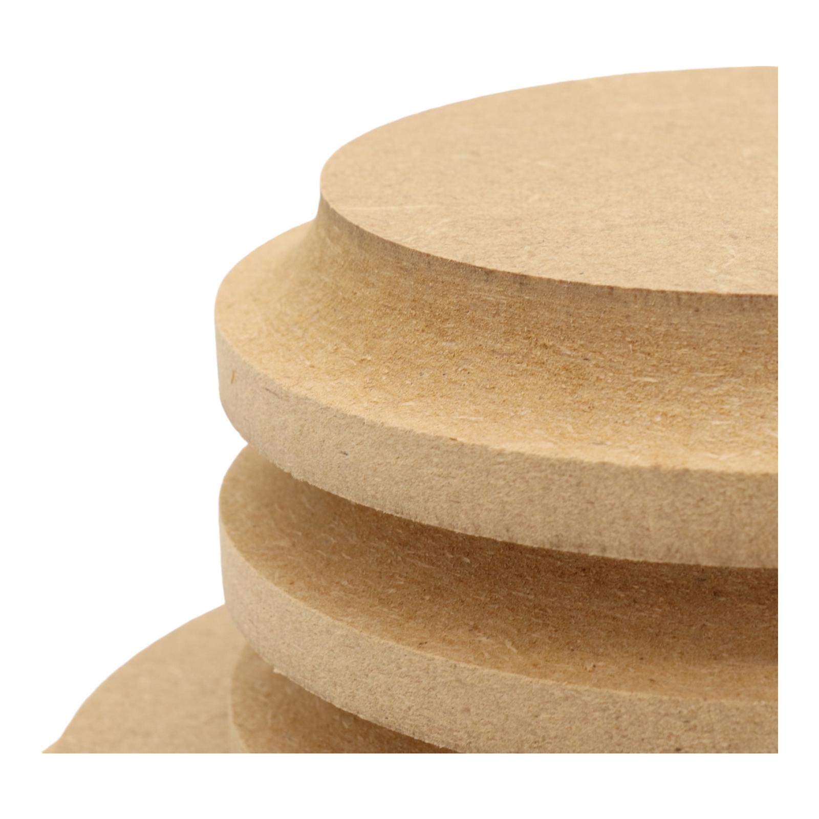 Wooden MDF Circle Cove Top Edge Disk Blanks Craft Shape 10-30cm Pack 1 ...