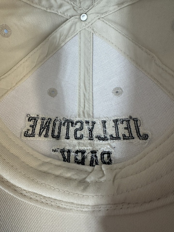 Jellystone Park Cap Hat Yogi Bear Hanna Barbera Beige Campground Paw ...