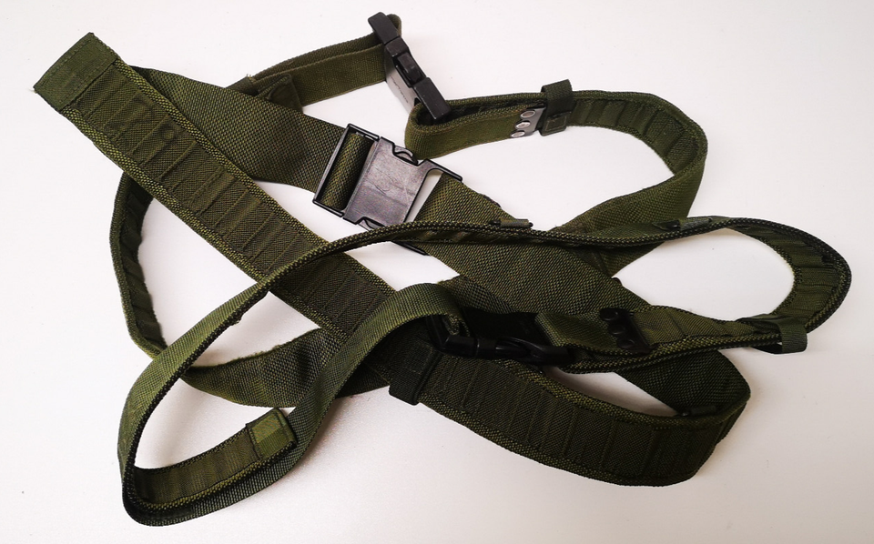 3 Army Webbing Belts British Military Green with Quick Release Buckles ...