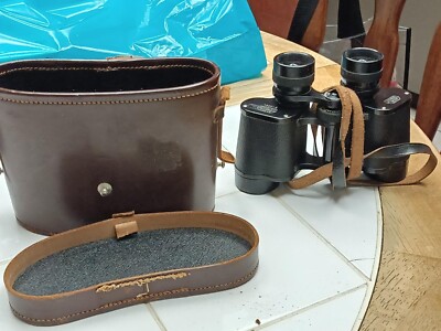 WW2 Original German field binoculars with case. fair condition tor a ...