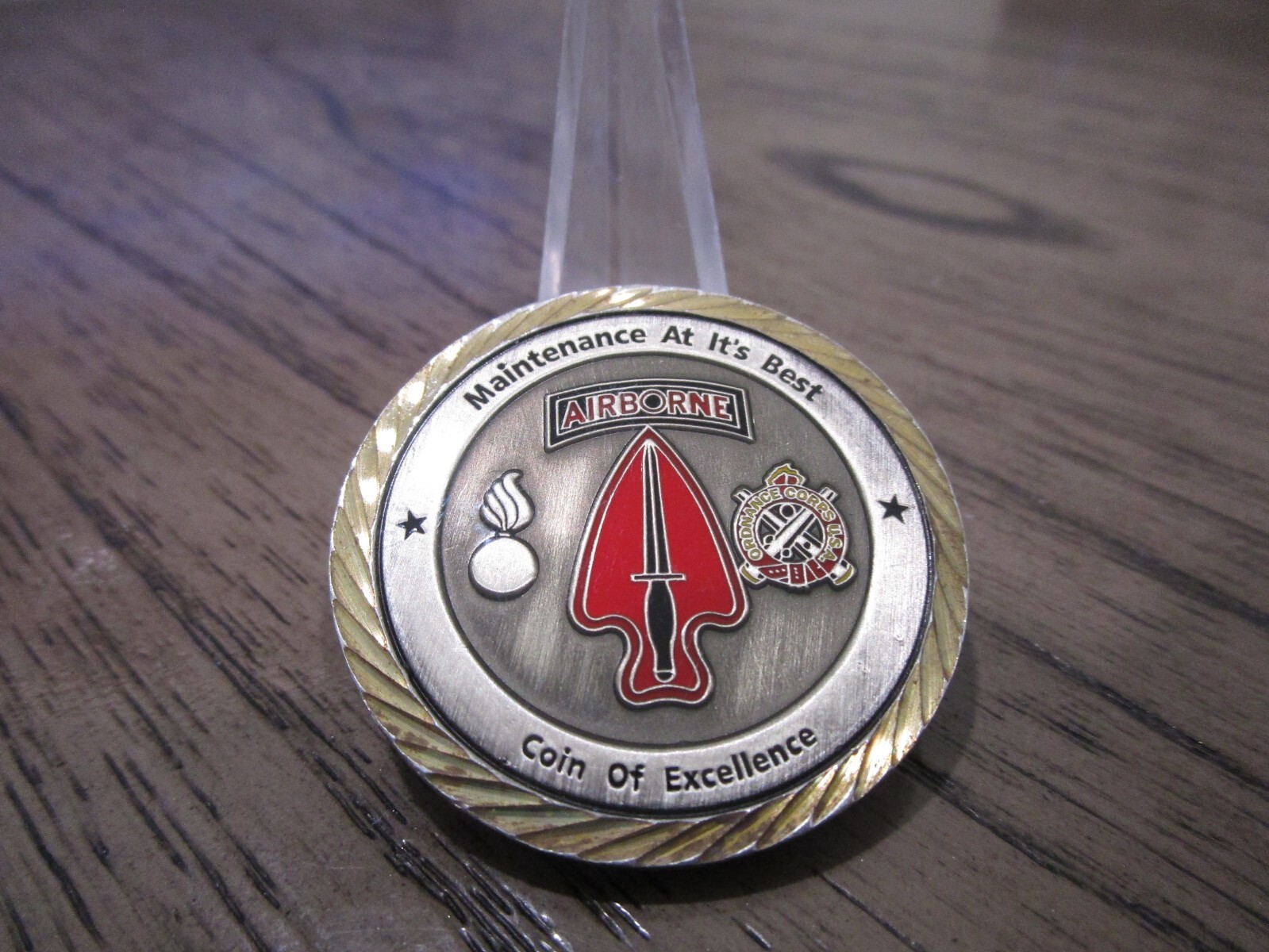 US Army 777th OD Maintenance FWD OEF OIF Noble Eagle Challenge Coin ...