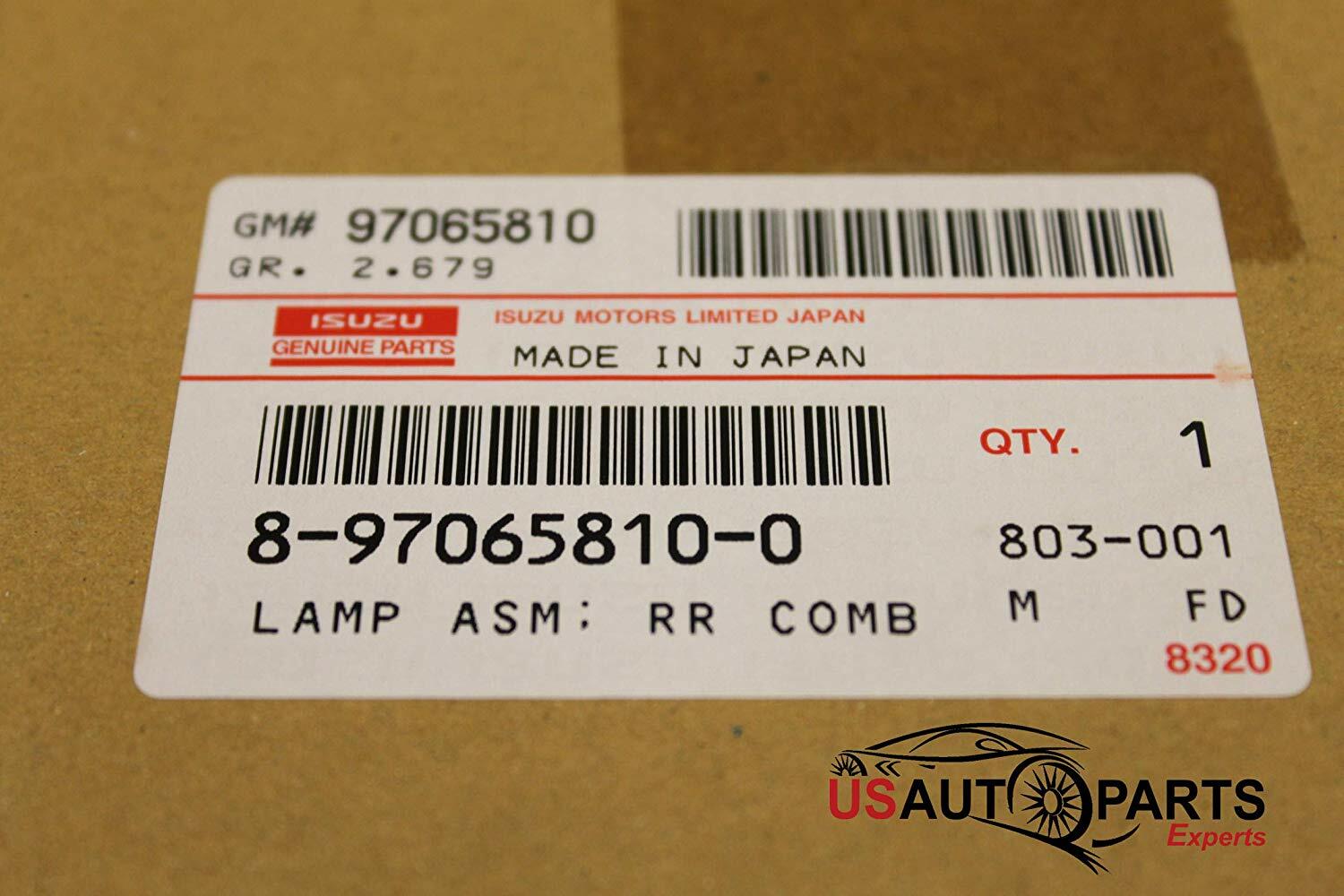 Genuine ISUZU Tail Light Pair For NPR NQR NRR FRR FTR 6SA1 6HE1 7.1L ...