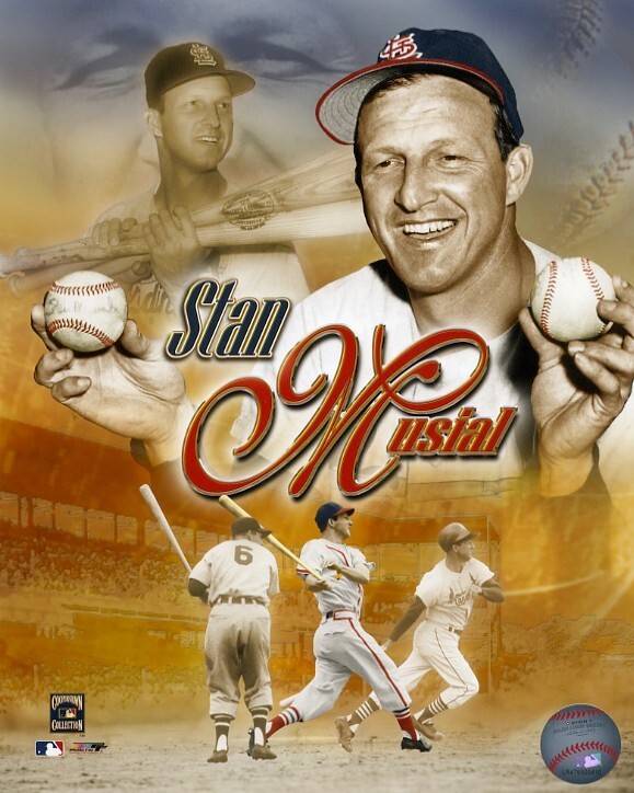 Stan Musial Photo File Composite St. Louis Cardinals 16x20 Color Photo ...