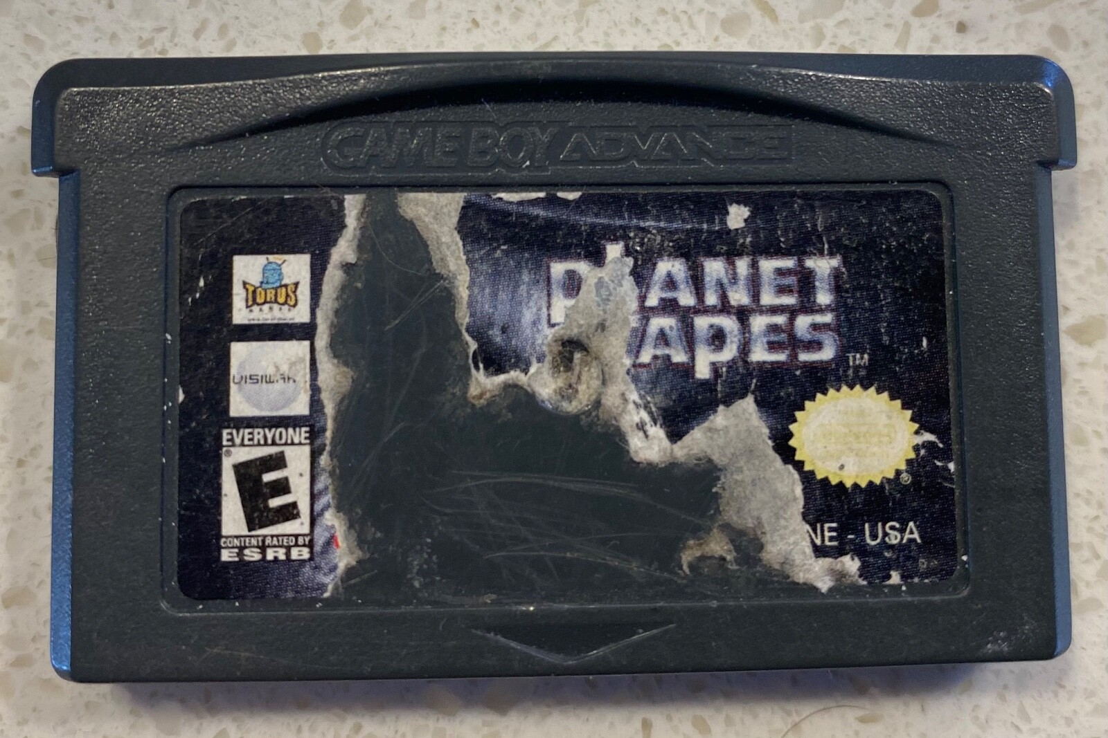Planet of the Apes (Nintendo Game Boy Advance, 2001) GBA DAMAGED LABEL ...