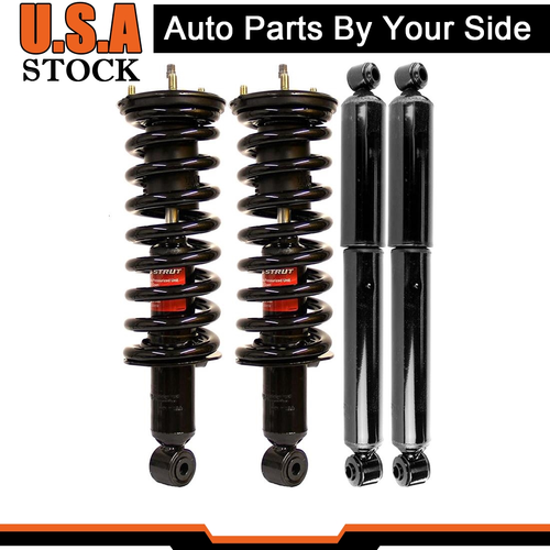 Monroe OEM Front Strut & Rear Shock For 2005-2015 Nissan Xterra 2WD ...