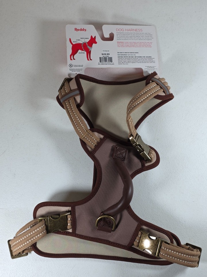 Reddy Canvas Dog Harness XXL/XXXL Chest Front Clip Traffic Handle ...