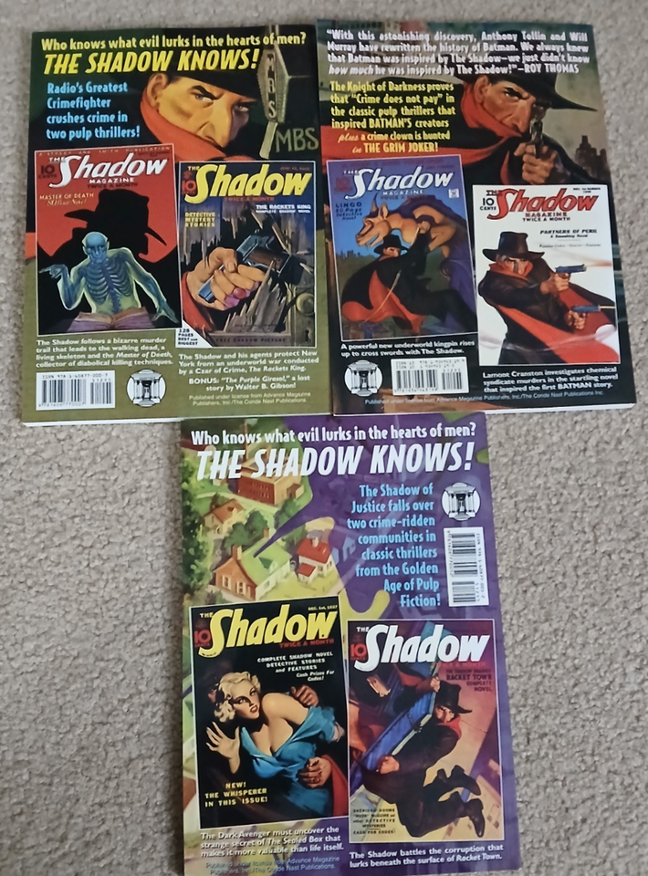 THE SHADOW 3 BOOK LOT MAXWELL GRANT | eBay