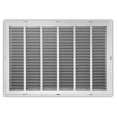Everbilt 30 in. x 20 in. Steel Return Air Filter Grille in White | eBay