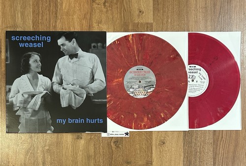 Screeching Weasel - My Brain Hurts “Red Swirl” color vinyl 2xLP record ...