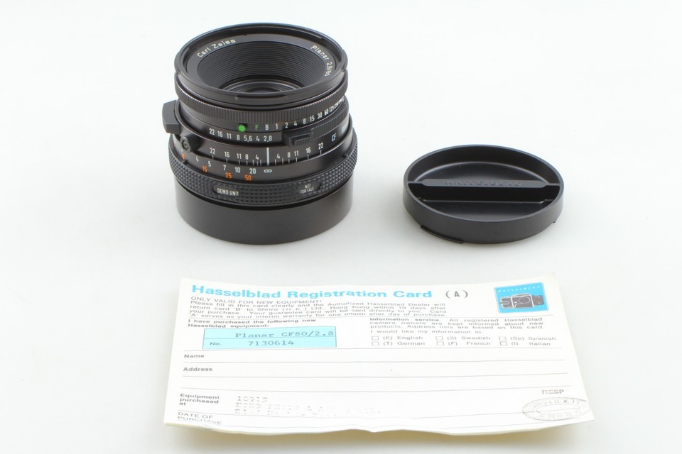 Demo Unit [UNUSED] Hasselblad Carl Zeiss Planar CF 80mm f/2.8 T* Lens ...