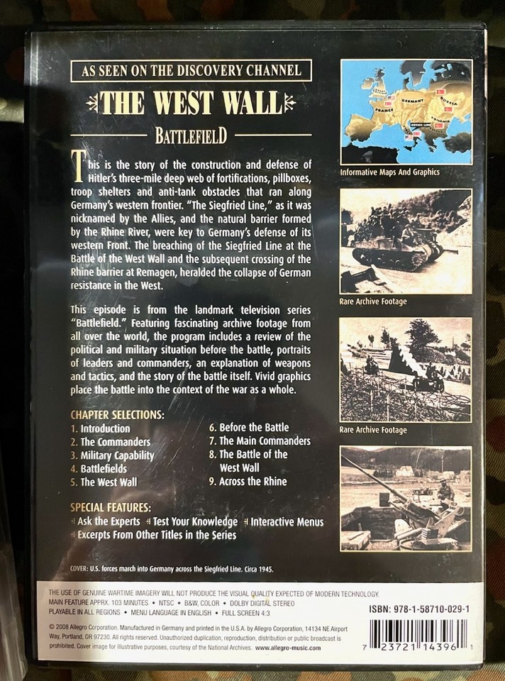 WORLD WAR II DVD DOCUMENTARY COLLECTION * 9 DVDS * INCLUDING THE WAR ...