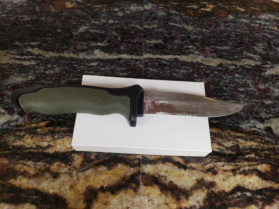 BUCK KNIFE FIXED BLADE 655-1 USA SERRATED | eBay