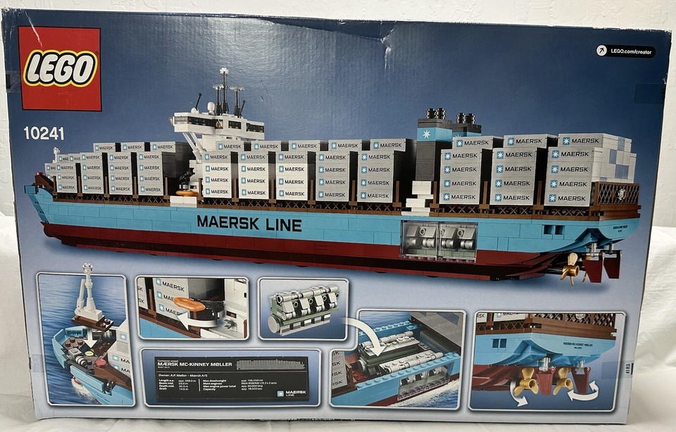 LEGO Container Ship Maersk Line Triple-E 10241 CREATOR EXPERT in Sealed ...