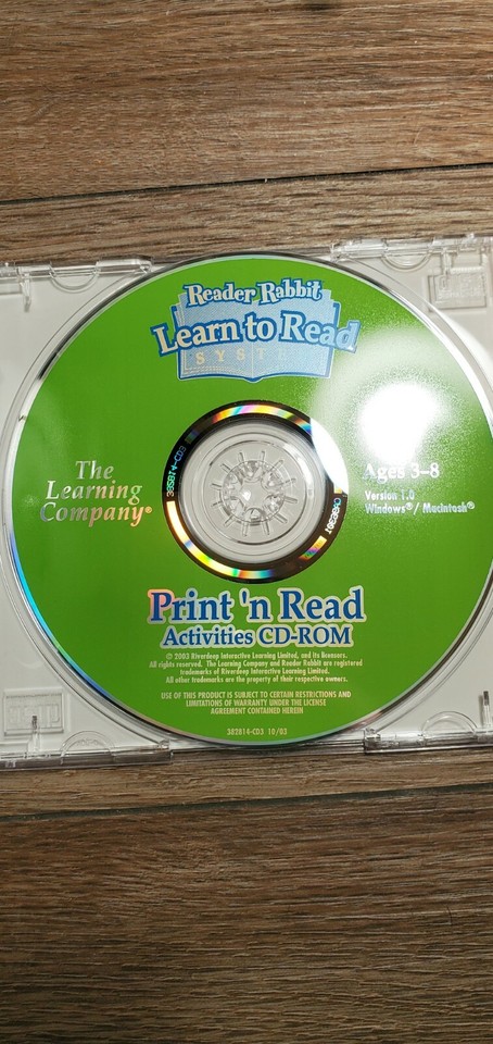 Reader Rabbit Learn To Read System Preschool-2nd Grade | eBay