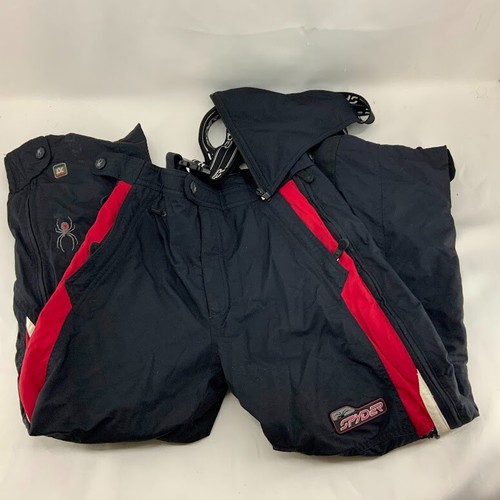 Spyder Ski Bib Overalls Insulated Black/Red size 12 | eBay