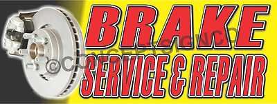 3'x8' BRAKE SERVICE & REPAIR BANNER LARGE Outdoor Sign Car Auto Shop ...
