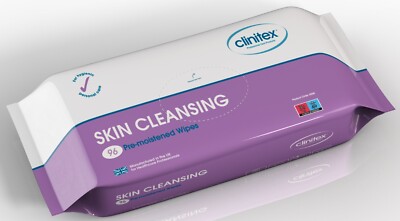 CLINITEX SKIN CLEANSING PRE-MOISTENED WIPES - PACK OF 96 WIPES | eBay
