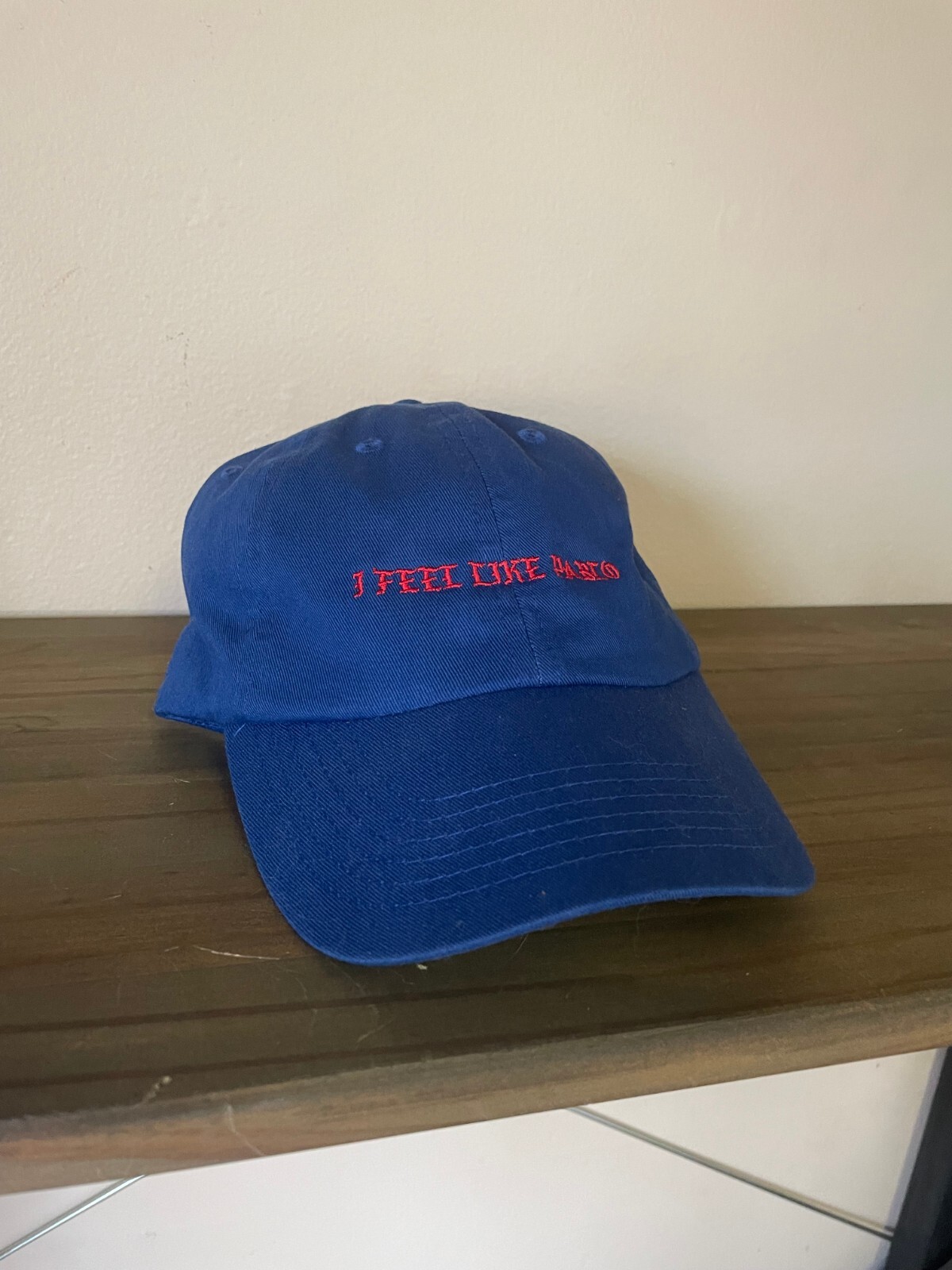 BRAND NEW KANYE WEST CONCERT MERCH I FEEL LIKE PABLO HAT BLUE ROYAL ...