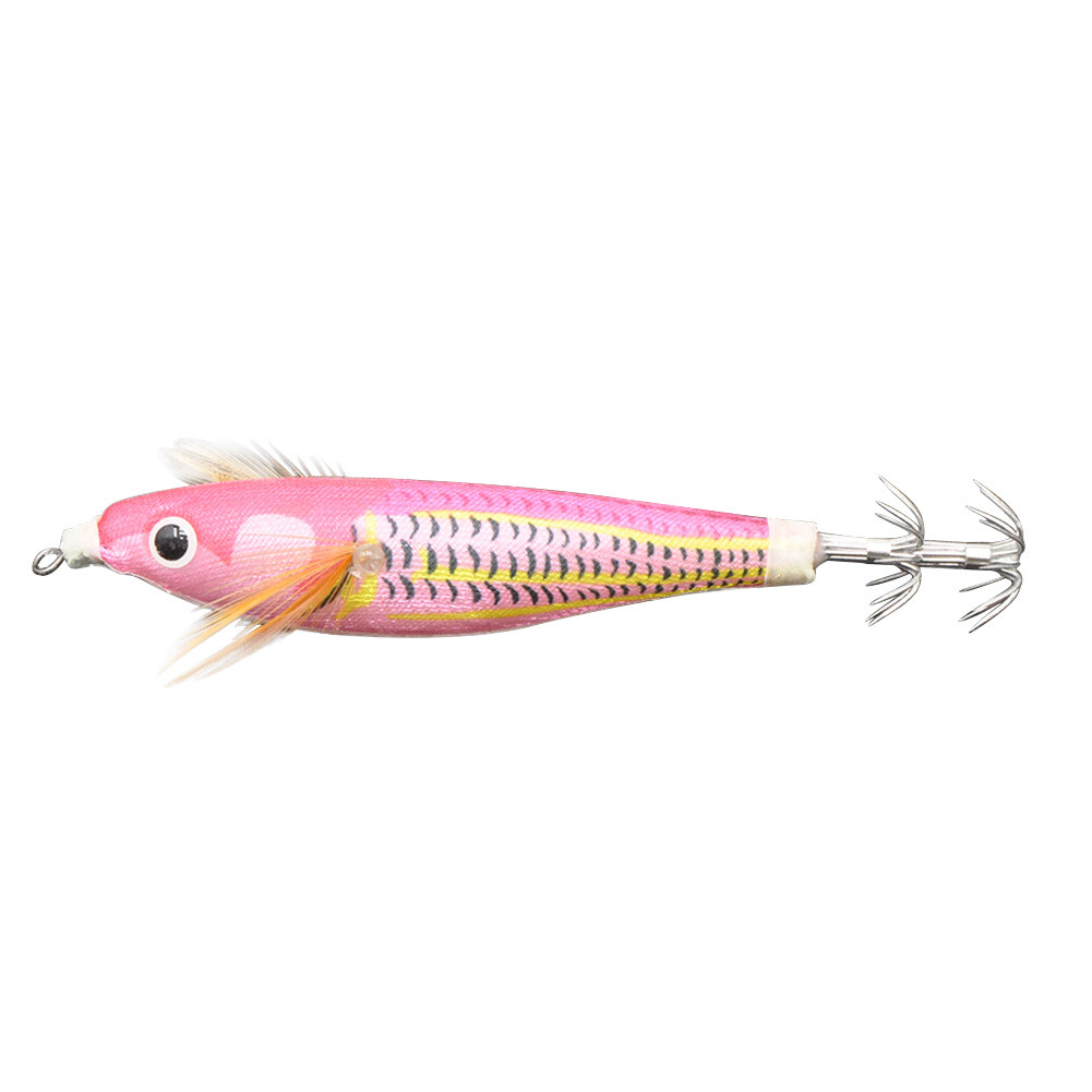 10cm/10g Fish Hook Bait Luminous Artificial Baits for Sea Fishing (Pink ...