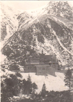 Lot of 2 1939 Zacopane Poland Original Photo Mountain Lodge FIS Ski ...