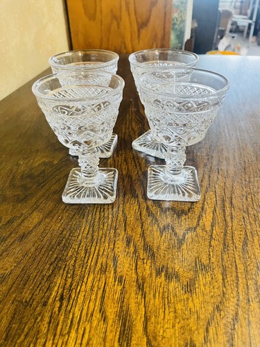 Vtg Imperial Glass #1408 Crystal Cape Cod Cocktail Goblets 4-5/8” Set ...