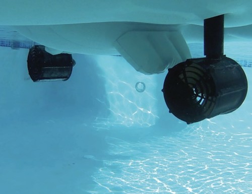 Motorized Inflatable Lounger Pool/Lake Chair Float Lounge Disabled ...